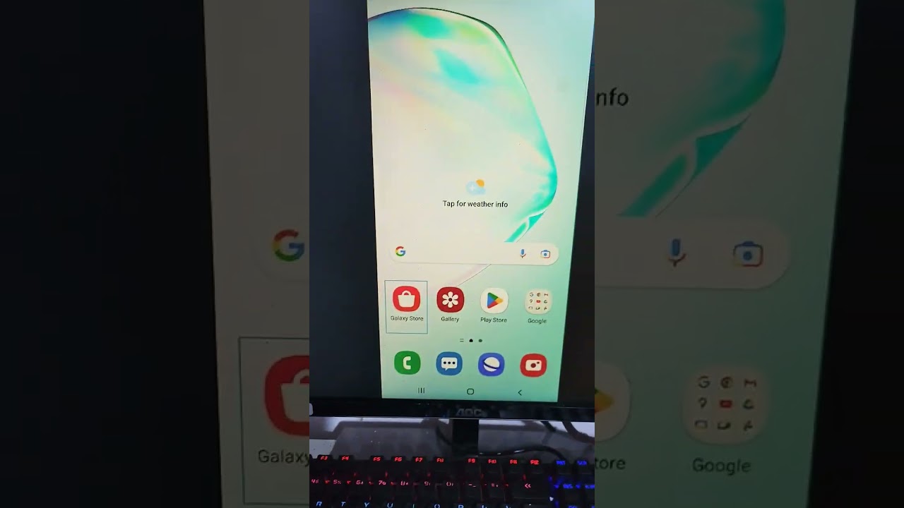 Samsung Dex on phone broken screen