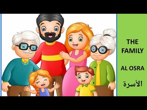 Family names in Arabic Language ||Family in Arabic ||Family Members in Arabic ||#short