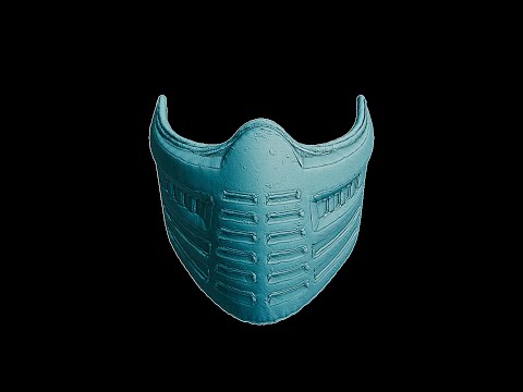 🥶 Lin Kuei Grandmaster Mask – Ultra-Detailed Realistic Sub-Zero 3D ...