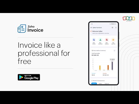 Free invoice app for your phone - Zoho Invoice
