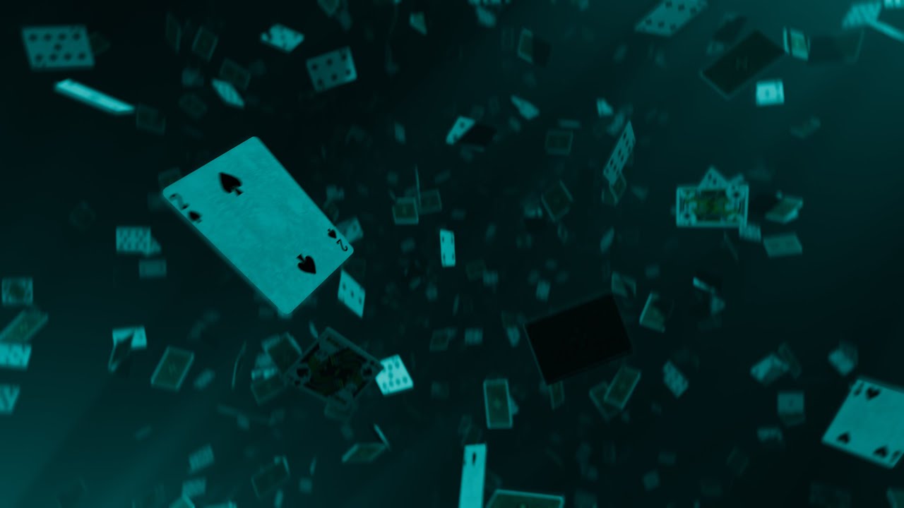 1 Hour 4K Dynamic Falling Deck of Playing Cards - VJ Loop - Ultra HD - Live Wallpaper - Screensaver