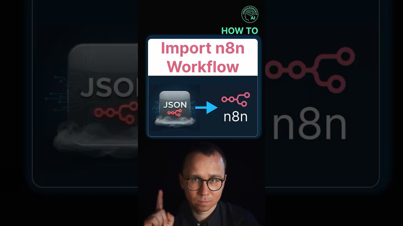 How to Import JSON Workflow in n8n