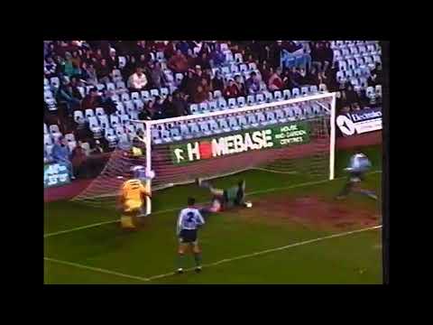 LEE CHAPMAN GOAL - COVENTRY CITY V LEEDS UNITED - 1990 BRITISH ISLES FOOTBALL