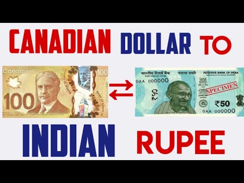 1 CANADIAN DOLLAR TO INDIAN RUPEE EXCHANGE RATES TODAY 28 June 2024