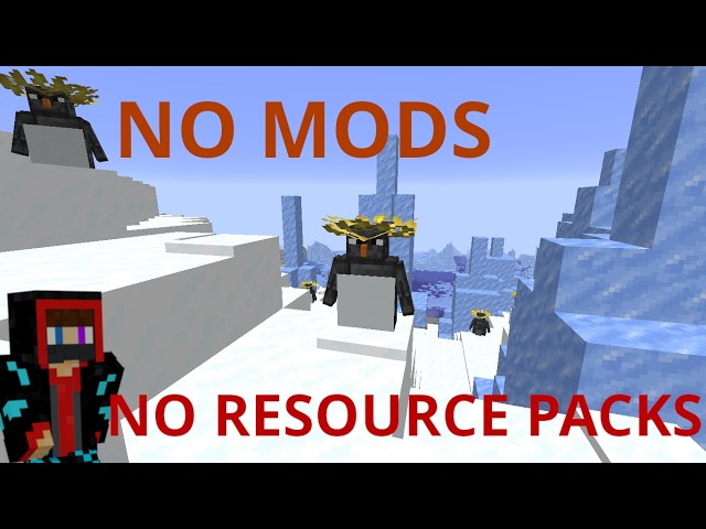 Penguins with command blocks Minecraft Map