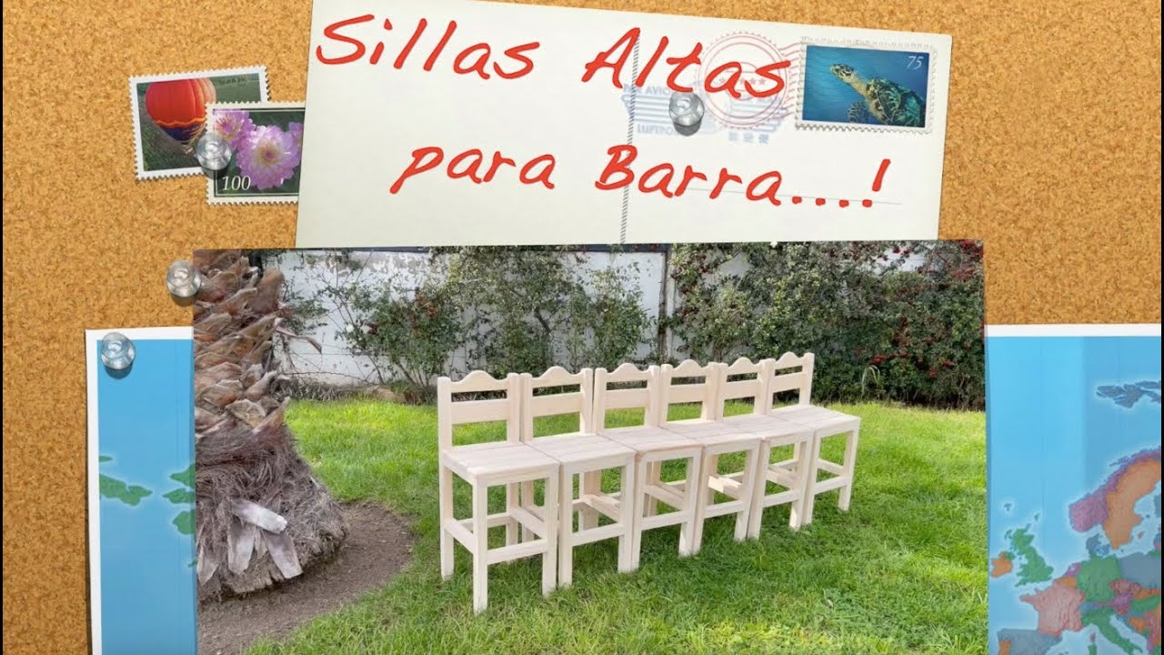 Sillas Altas para Barra.