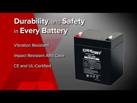 EXP1250 - 12V 5Ah Lead-Acid Battery | Expert Power
