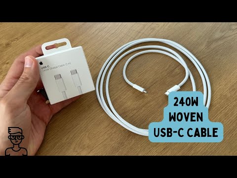 New Apple USB-C Charging Cable (up to 240W!) for iPhone 15 Pro, Mac, and iPad