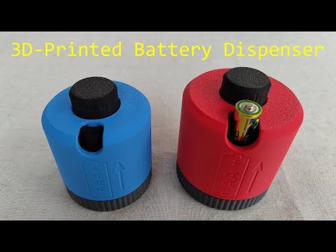 🔋 Battery Dispenser - for AA and AAA Batteries・ STL File for ・Cults
