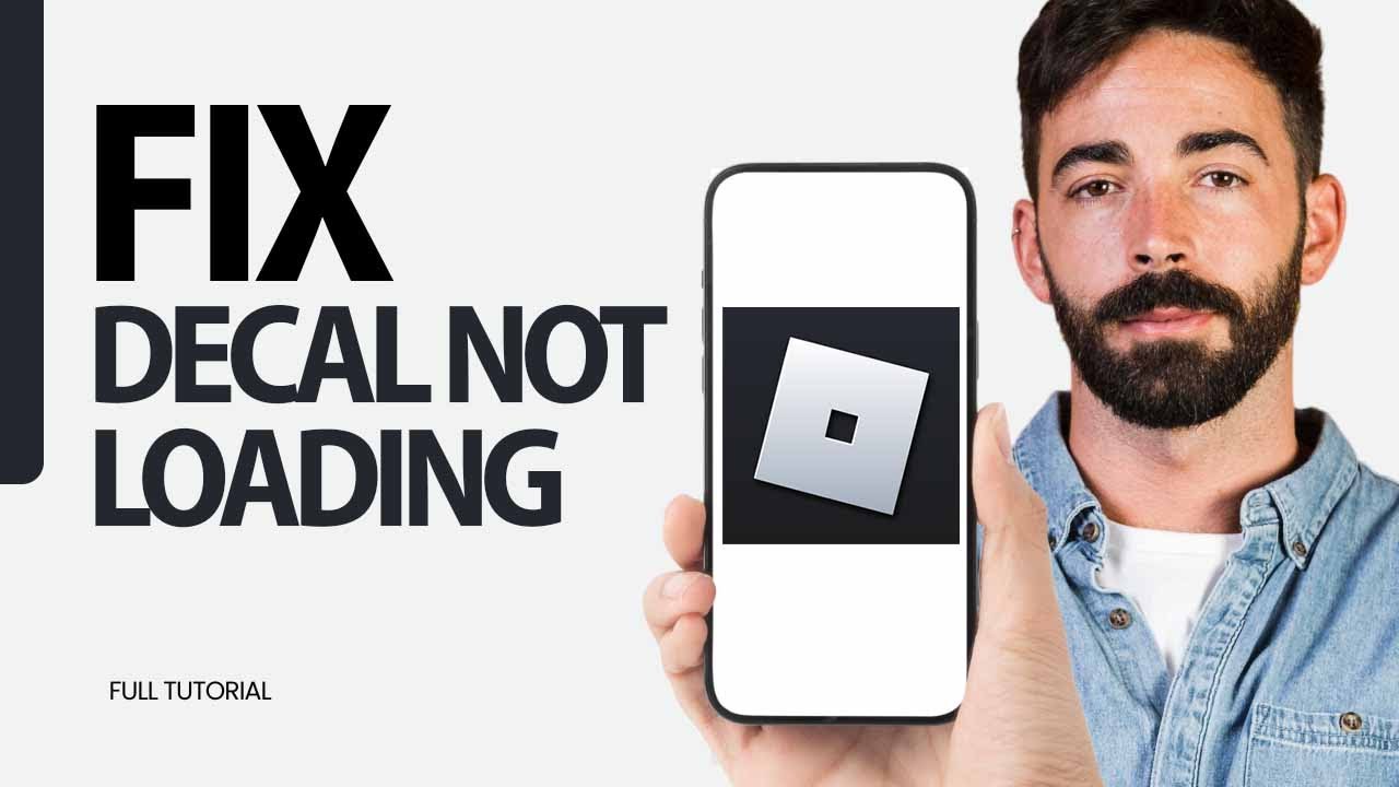 How To Fix Decal Not Loading On Roblox Game App 2025