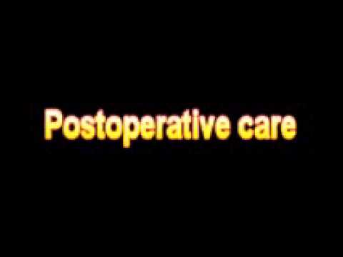 What Is The Definition Of Postoperative care Medical School Terminology Dictionary