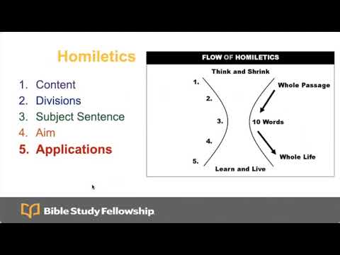 Homiletics Overview