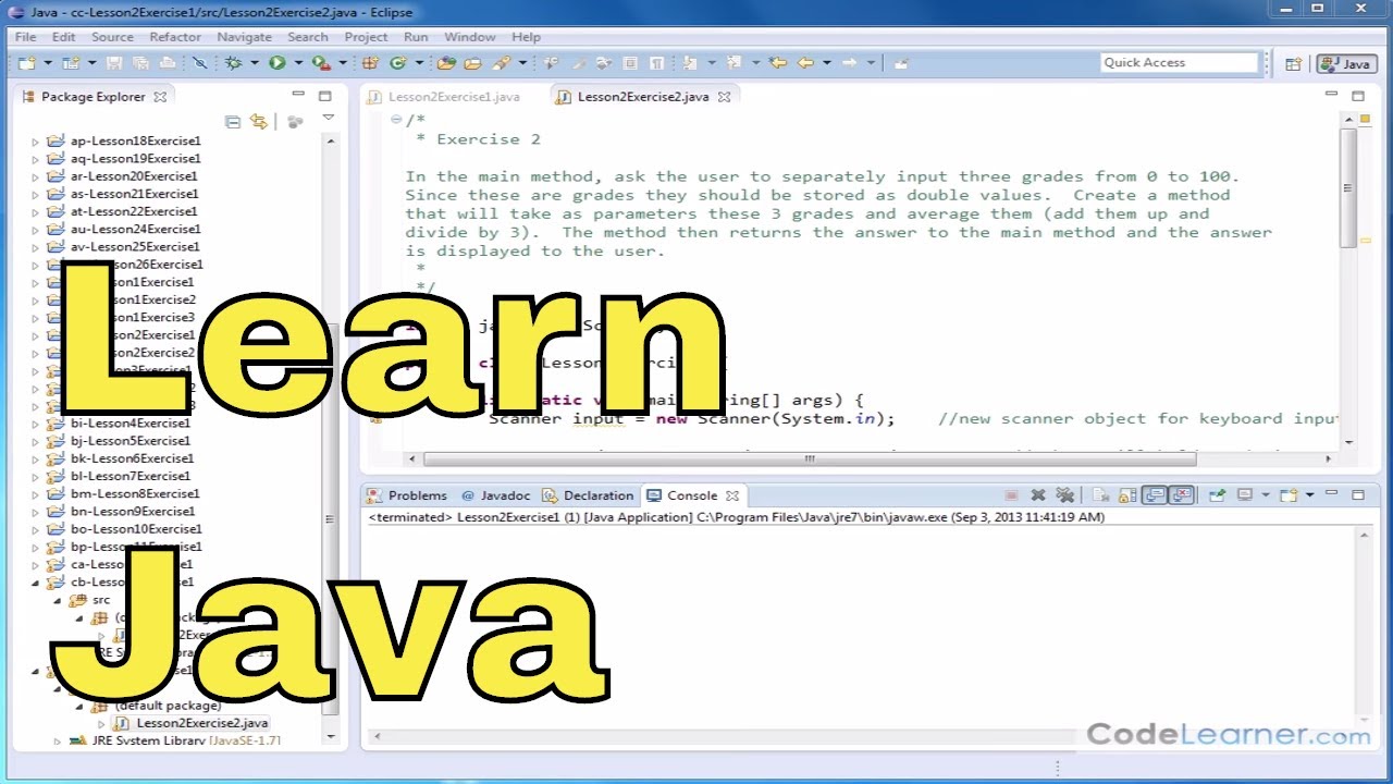 Learn Java - Exercise 02y - Java Method Parameters and Return Values