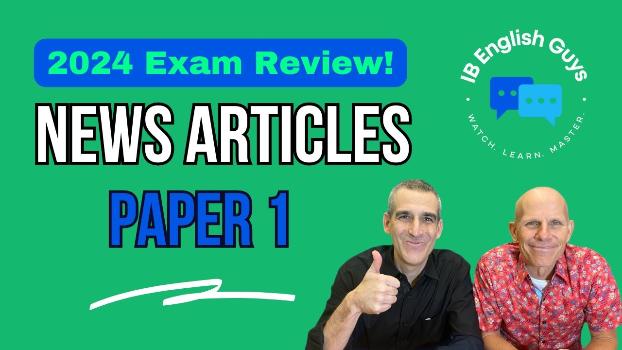IB English A - Textual Analysis - Hard News Articles - Close Reading