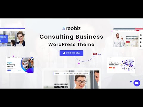 Reobiz - Consulting Business WordPress Theme | Financial, IT Services, Loan, Insurance Theme