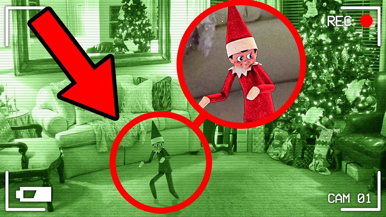 100 Times Elf on the shelf caught moving on camera IN REAL LIFE