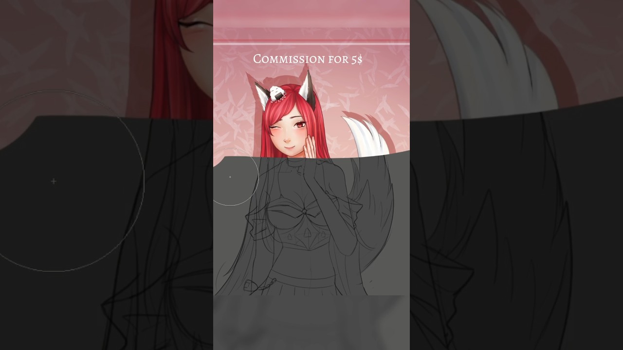 Commission with YCH.Commishes #vtuber #vtuberart #commission