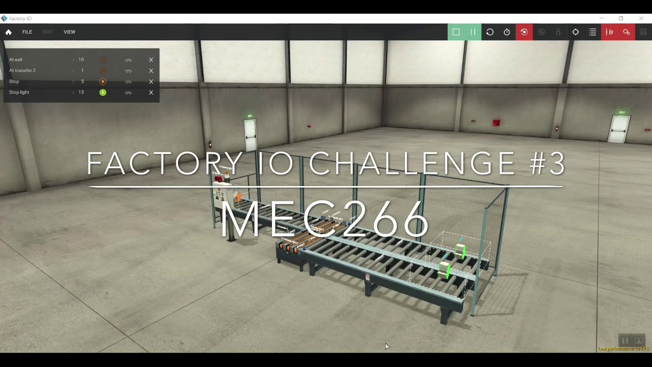 MEC266 Factory IO Challenge #3