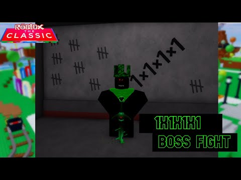 💻 1x1x1x1 Boss Fight + code's number's locations | The Classic | Roblox