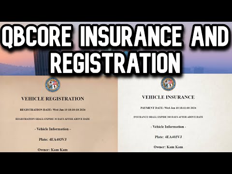 QBCore - Vehicle Registration & Insurance Script (with VIN Numbers) | FREE FiveM Tutorial 2024