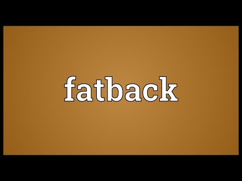 Fatback Meaning