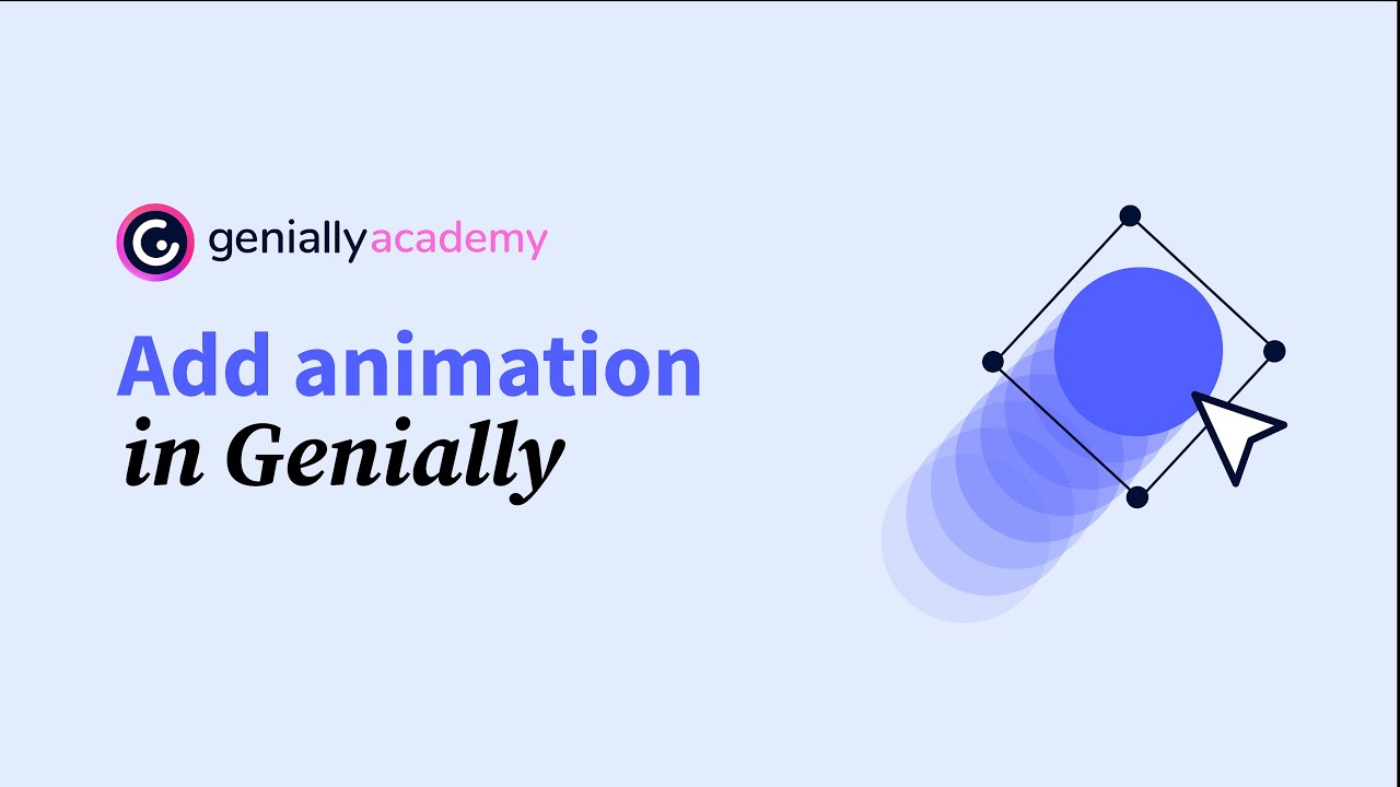 Add animation in Genially