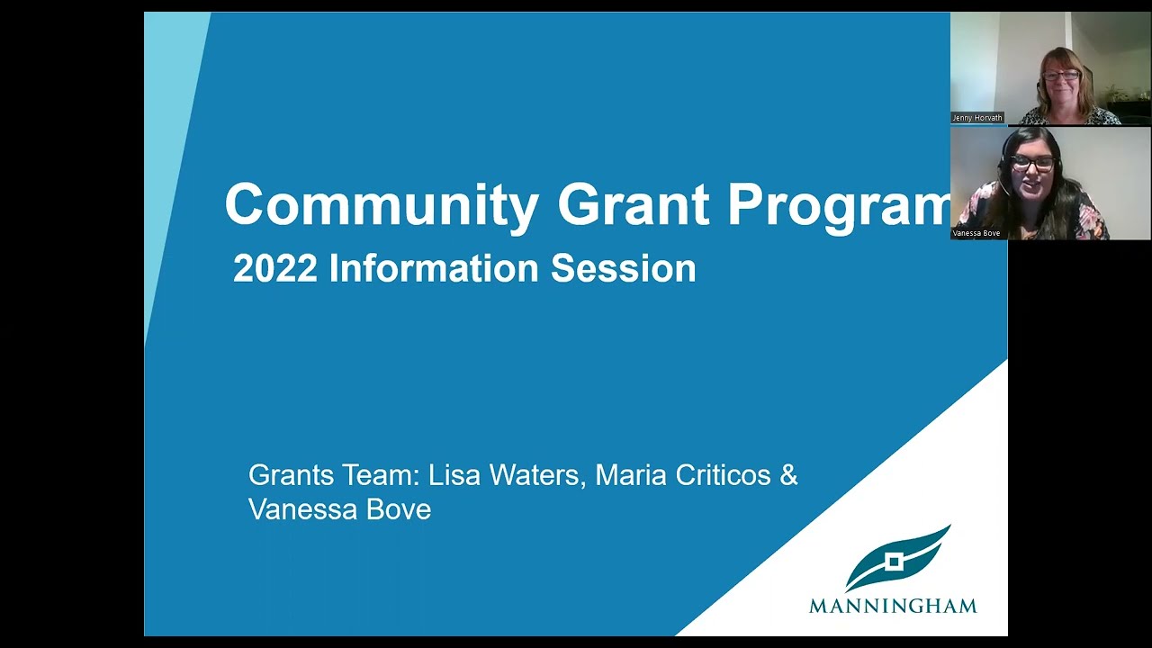 Community Grant Information Session