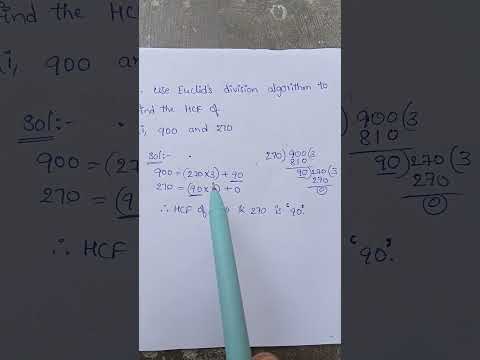 H.C.F #maths