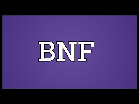 BNF Meaning