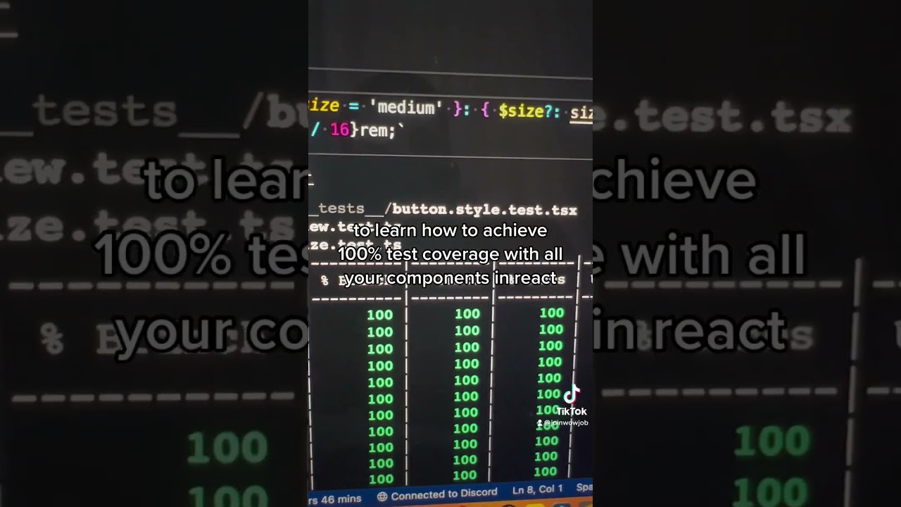 How to achieve 100% #test #coverage in #reactjs ?