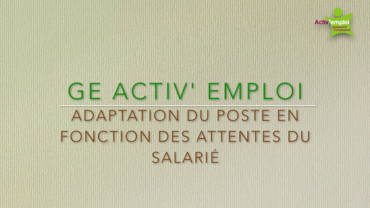 TERRES d'emploi - Zoom sur le groupement d'employeur Activ' Emploi