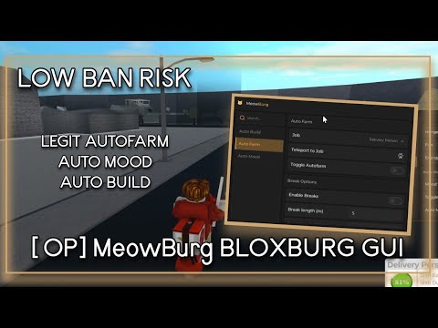 MeowBurg Showcase | BLOXBURG GUI SCRIPT | FASTEST AUTO BUILD + UNDETECTED LEGIT AUTO FARM | 2025