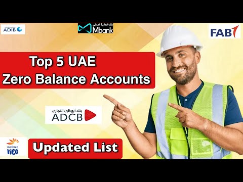 Top 5 Zero Balance Bank Accounts in UAE to Open Online 2025