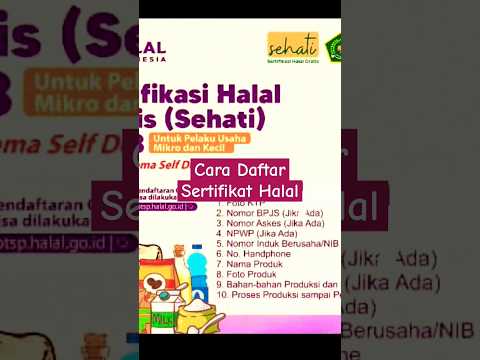 How to register for Halal certificate | Free