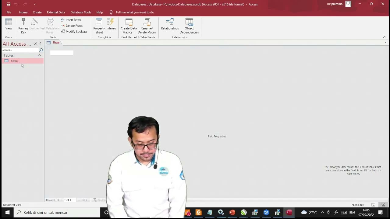 Learn Ms. Access Database Application