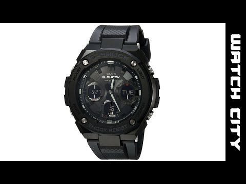 Casio GST-S100G-1B Men's G Shock Stainless Steel Quartz Watch