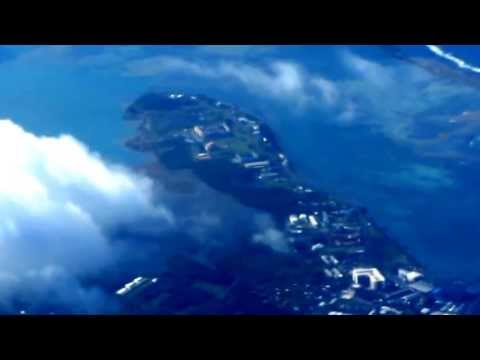 Flying over Apia, Samoa