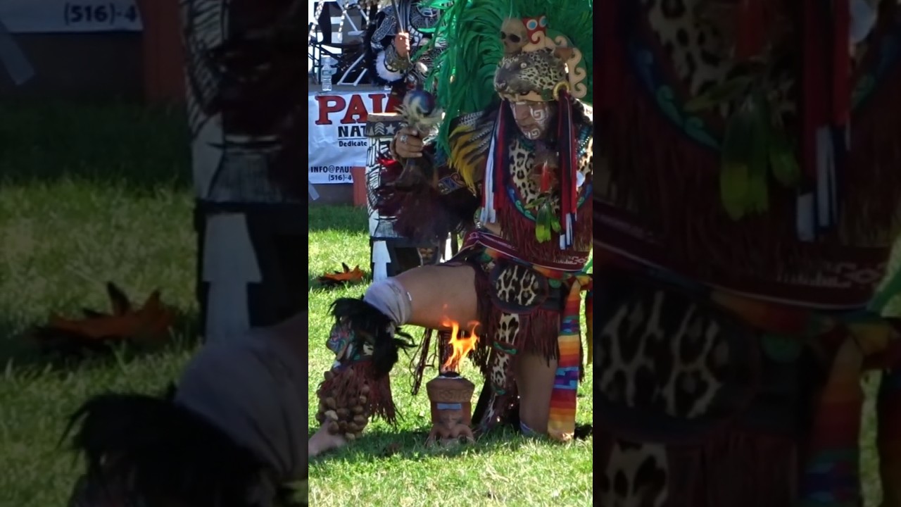 Mesmerizing Aztec Fire Dance - Paumanauke Powwow