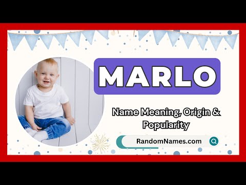 Marlo - Baby Boy Name Meaning, Origin & Popularity - RandomNames.com