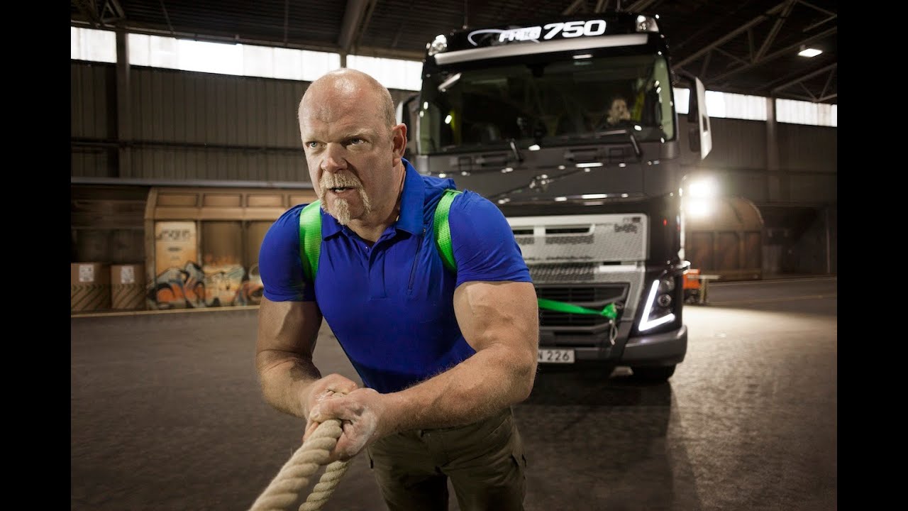 Volvo Reveals the Abilities of Its New Truck by Pulling a 750-Ton Road ...