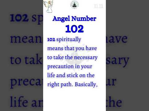 Angel Number 102 Spiritual Meaning #shorts