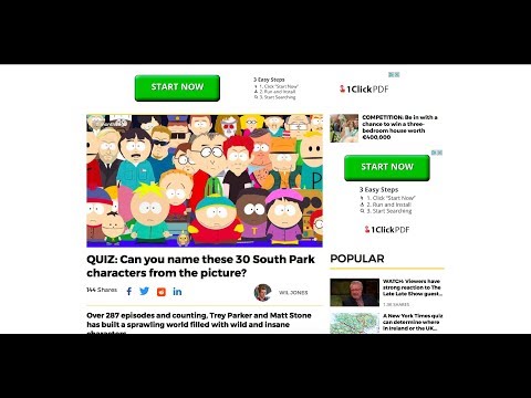 Can You Name These South Park Characters? (South Park Quiz)