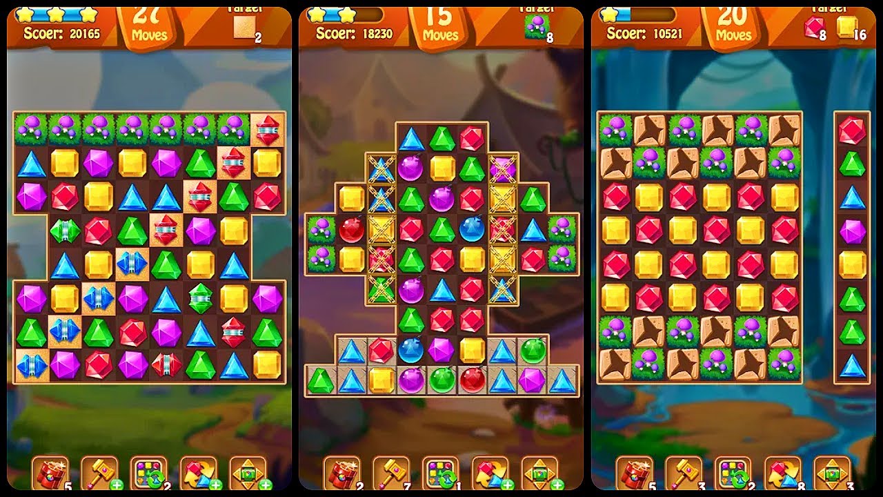 Jewels Original - Classical Match 3 Game Gameplay (Android/Match3)