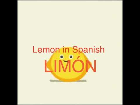Lemon in Spanish