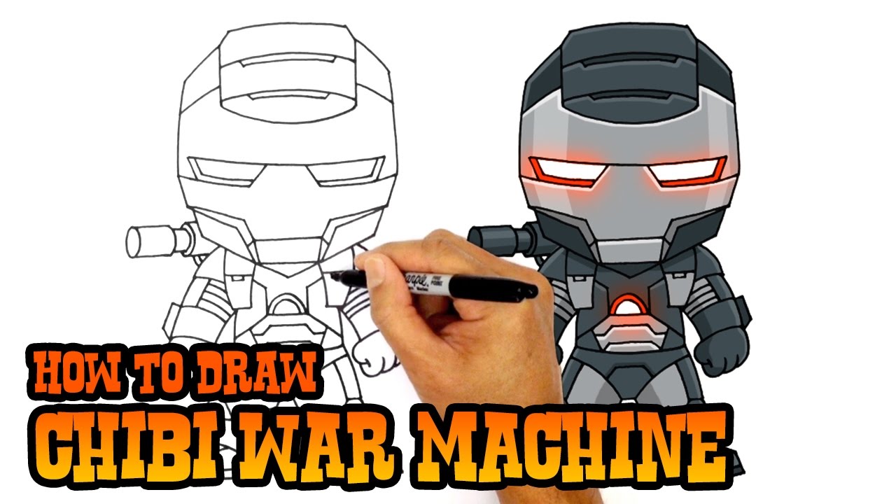 How to Draw War Machine | The Avengers