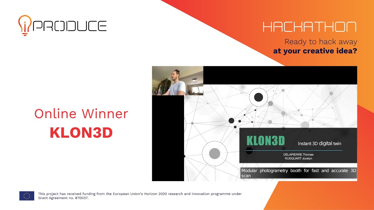 Online winner of the iPRODUCE Hackathon - 