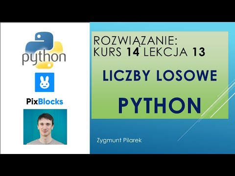 Random numbers in PYTHON PixBlocks course 14 lesson 13
