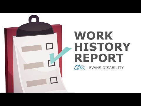 SSA Work History Form (UPDATE: AS OF JUNE 8, 2024 SSA Defines PRW as the past 5 years - NOT 15)