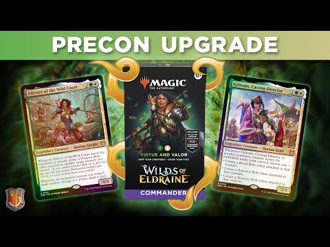 “Virtue and Valor” Wilds of Eldraine Precon Upgrade Guide | The Command Zone 556 | MTG EDH Magic