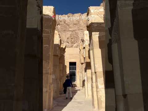 Hatshepsut, one of the few ancient female pharaoh who ordered built wonders like this temple.
